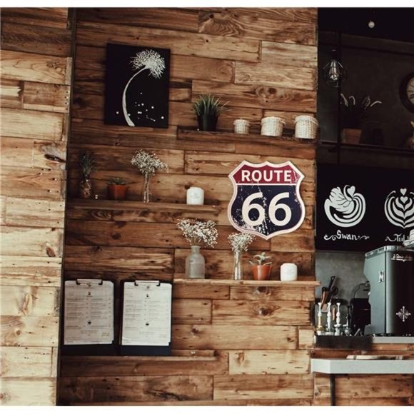 Wall Decor | Route 66 Signs Vintage Road Signs High Way Metal Tin Sign ...